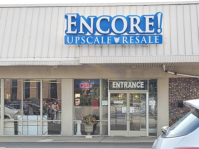 Clean lines and bright displays make Encore feel more boutique than secondhand shop. Here, "pre-loved" gets the respect it deserves.