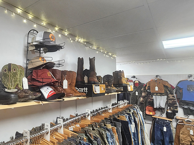 Boot heaven! These leather beauties line up like soldiers, waiting for their marching orders to your closet.