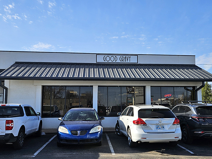 The simple storefront belies the complexity inside&mdash;where gravy becomes the hero breakfast deserves.