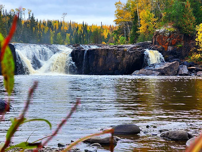 The powerful cascade at Grand Portage creates a constant roar that drowns out everything&mdash;including your spouse asking if you packed lunch.