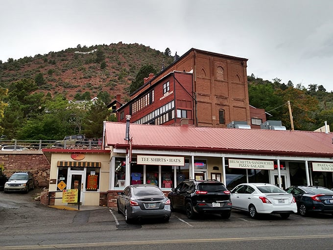 This hillside town's colorful storefronts prove that old mining camps can have quite the artistic second act.