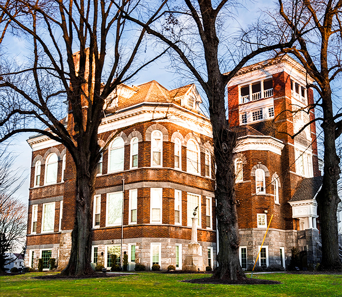Courthouse architecture that commands respect while welcoming citizens with open arms and dignity.