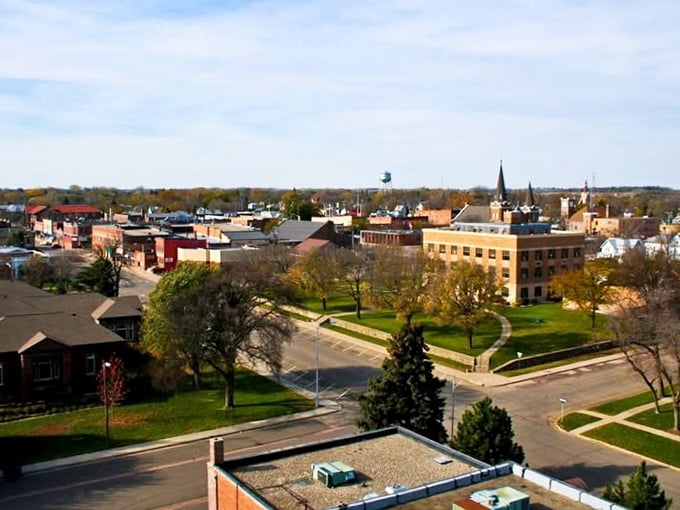 These modest storefronts and wide streets create the perfect setting for retirement living that prioritizes relationships over rushing around. 
