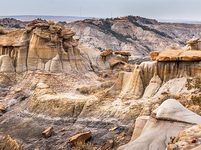 Nature's sculpture garden stretches to the horizon. These otherworldly formations at Makoshika have stood sentinel for millions of years.