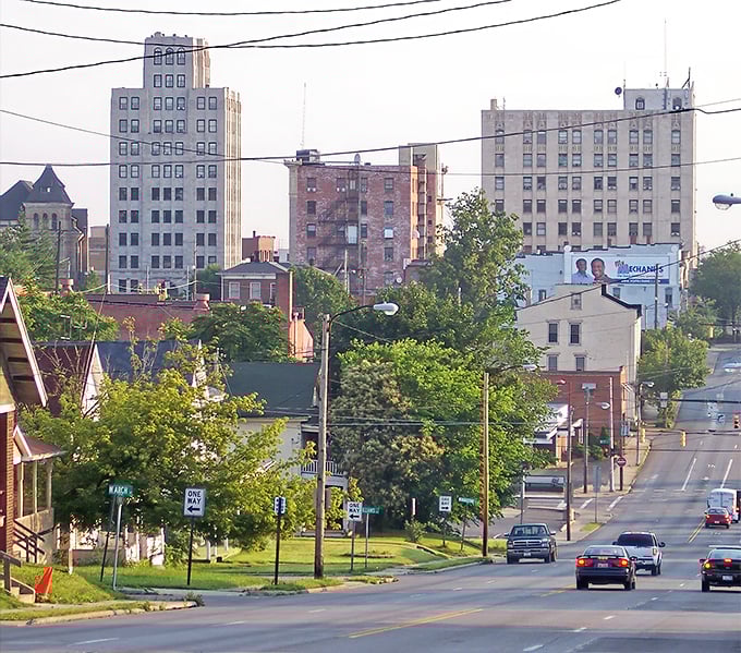The courthouse dome stands sentinel over streets where generations have walked toward their dreams.