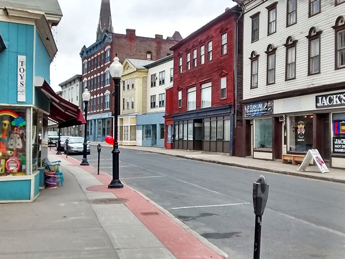 Downtown North Adams pops with colorful storefronts – a Berkshires bargain where retirees can enjoy small-town prices with big-city culture.