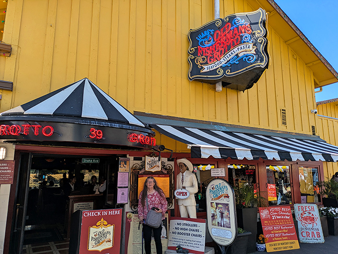 This Monterey institution serves seafood with a side of harbor views. Sea lions provide the dinner entertainment!