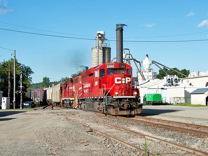 The railroad still runs through Orleans, connecting this affordable Northeast Kingdom gem to the wider world while prices stay local.