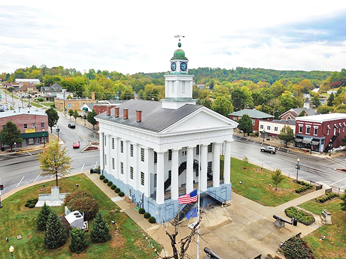 Rolling hills surround Paoli, where housing prices remain as down-to-earth as the friendly locals.