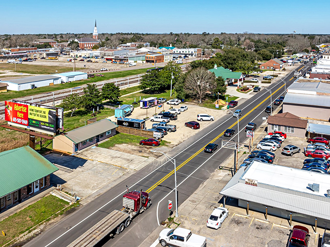 From above, Picayune reveals its perfect retirement scale&mdash;big enough for amenities, small enough for your social security check to cover the essentials.