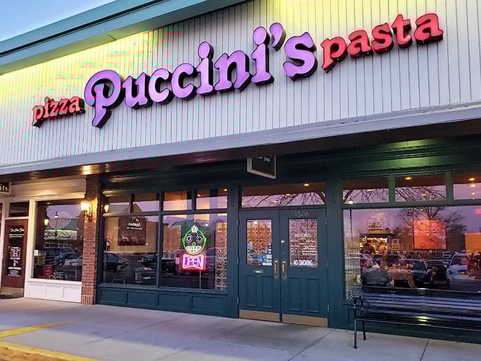 Sometimes the most beautiful pizza stories unfold in the most unexpected neighborhood chapters.