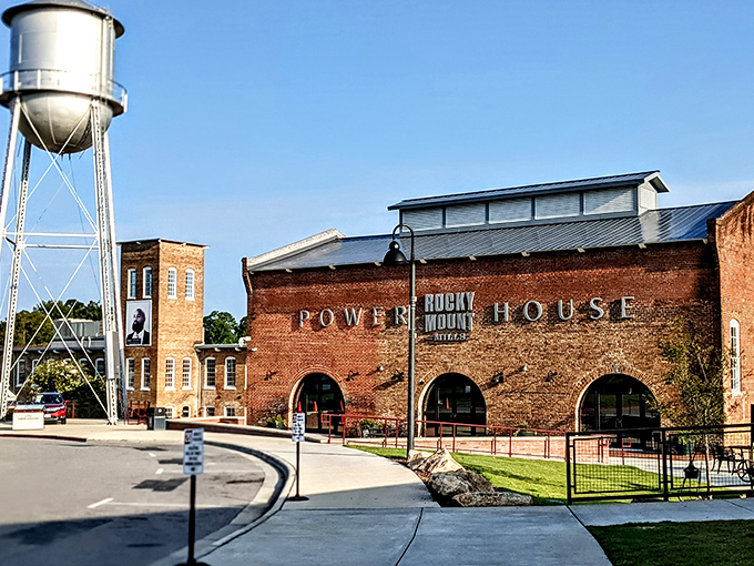 This striking church tower in Rocky Mount has been witnessing Sunday best outfits and whispered prayers for generations.