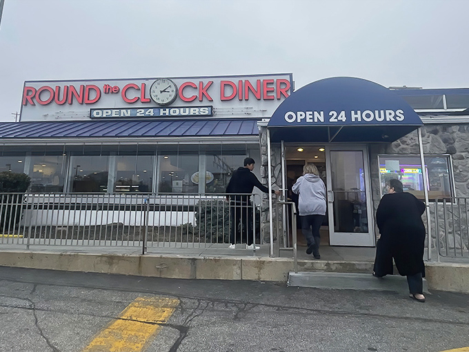 The 24-hour beacon for night owls and early birds alike, where the coffee's always fresh and judgment-free.