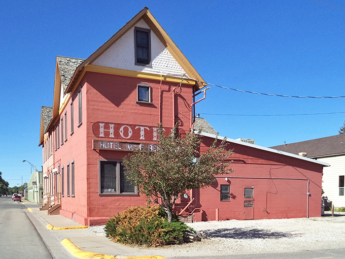 This salmon-colored hotel has been turning heads in town since the days when "pink" wasn't in most cowboys' vocabulary.