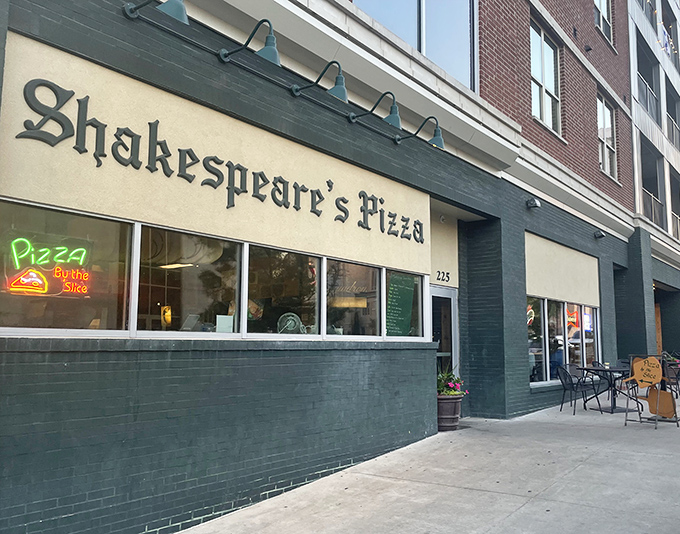 The iconic Shakespeare's storefront has welcomed generations of pizza lovers. Some traditions are worth preserving, especially cheesy ones!