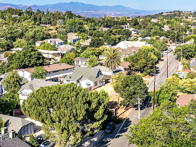 This sunny neighborhood nestles against rolling hills that make you wonder if you accidentally wandered into vacation.