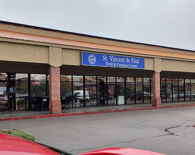 The artistic exterior hints at the creative possibilities waiting inside &ndash; where one person's castoff becomes your perfect find.