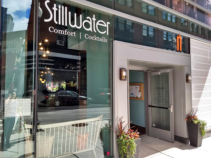 Behind Stillwater's contemporary glass fa&ccedil;ade lies a world where comfort classics get thoughtful upgrades without forgetting their humble roots.