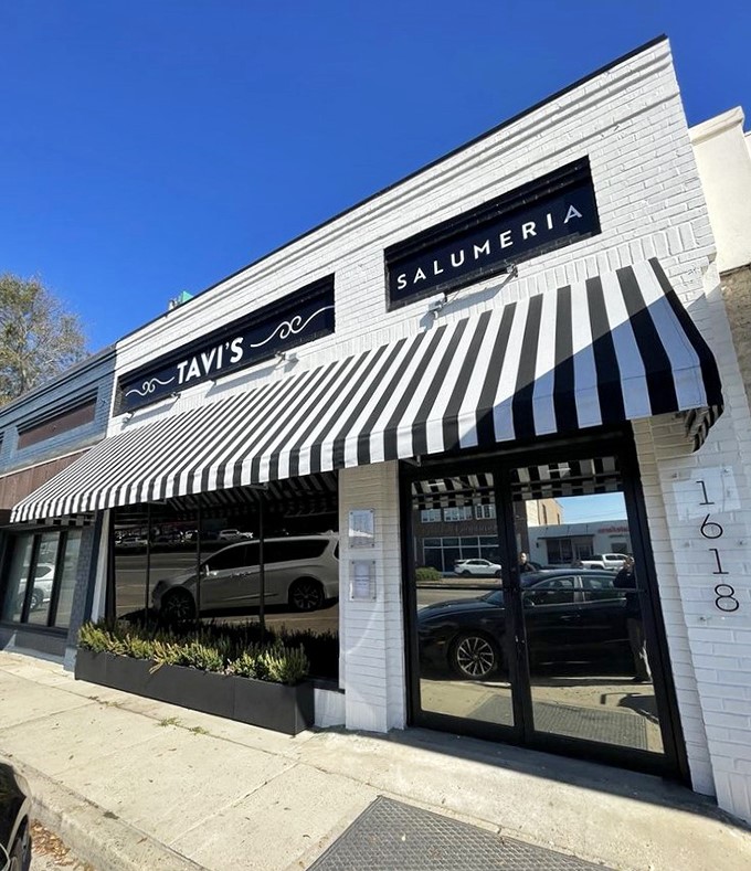 Sunshine bounces off Tavi's pristine white exterior &ndash; a bright beacon for sandwich lovers seeking authentic Italian flavors.