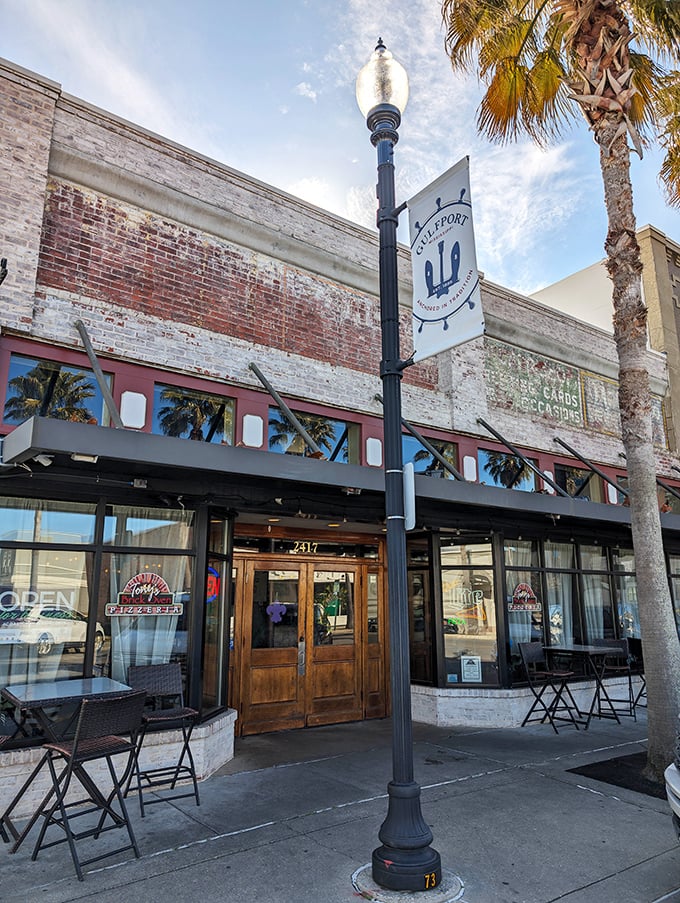 Tony's historic building brings Italian tradition to downtown Gulfport. Where brick walls and brick ovens create pizza magic!