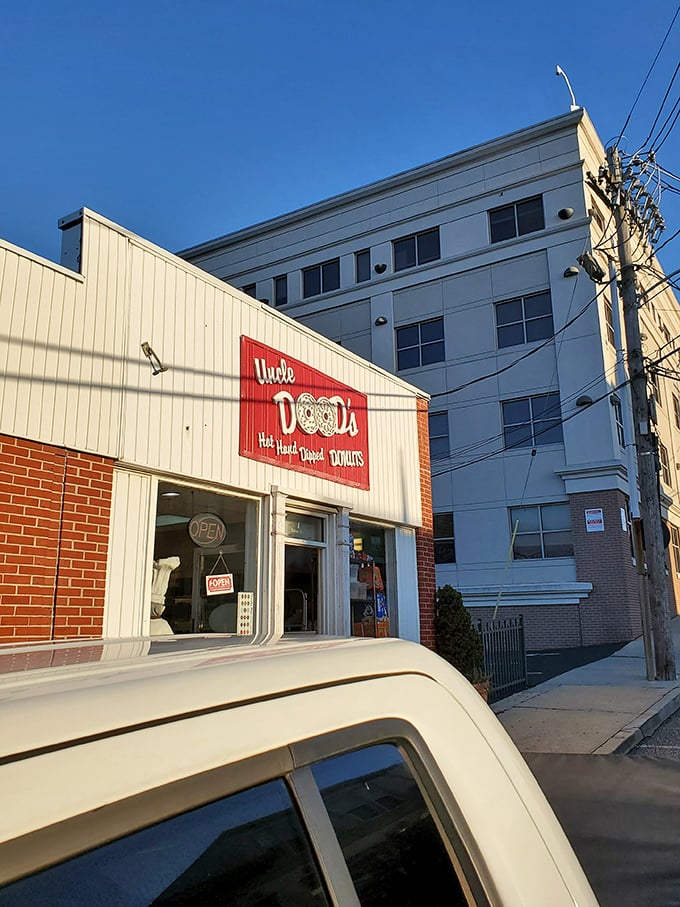 Classic American donut shop vibes - where everybody knows your order and your donuts know your soul.