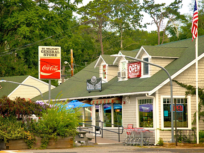The South Wellfleet General Store embodies that classic Cape Cod spirit where locals and visitors become instant friends.