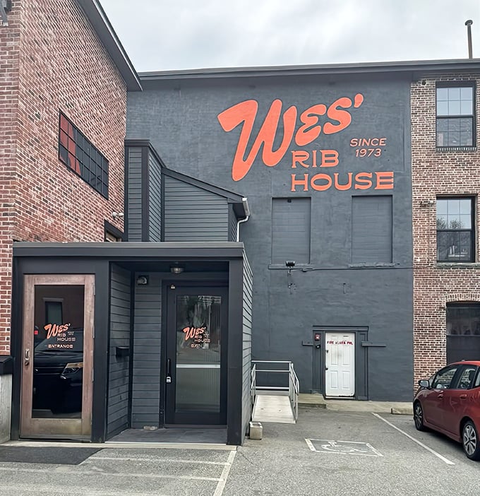 That brick building houses decades of BBQ wisdom and a smoke ring that would make a pitmaster weep with joy.