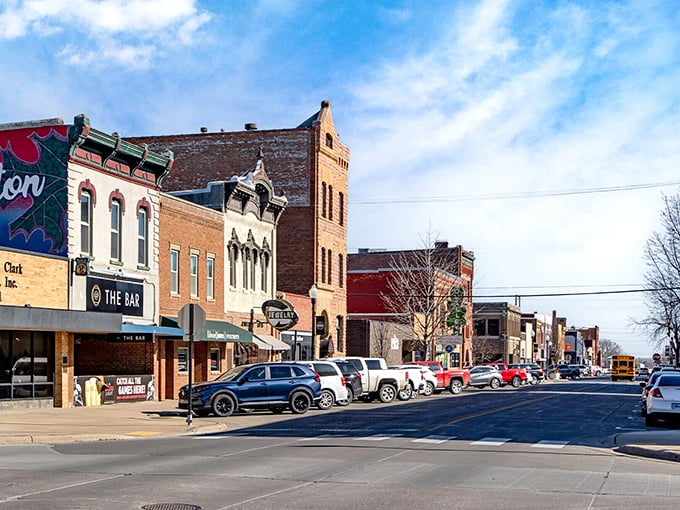 These restored buildings along the Missouri River create the perfect setting for affordable retirement with scenic bonus features. 