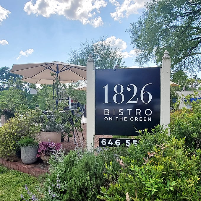1826 Bistro's garden setting promises the kind of meal where you'll forget to check your phone, possibly for hours.