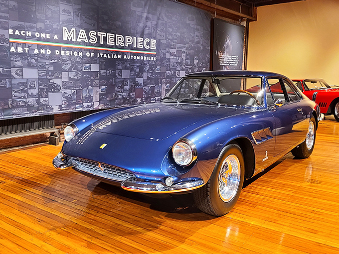 Ferrari blue never looked so seductive. This Italian masterpiece proves that cars, like the finest wines, can age into something even more desirable than when they left the factory.
