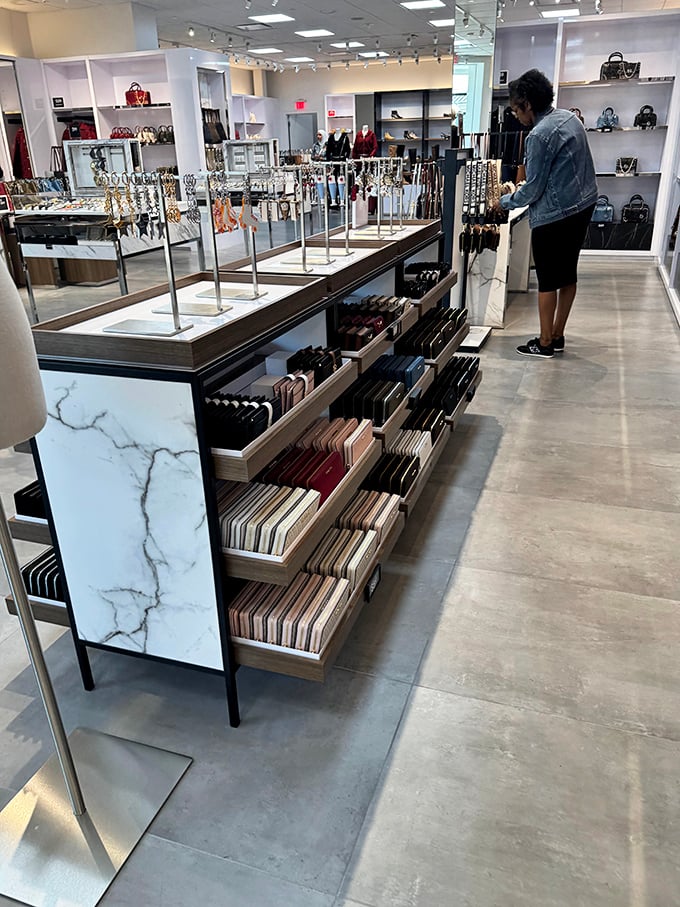 An elegant jewelry display that transforms "just browsing" into "suddenly needing accessories I never knew existed."