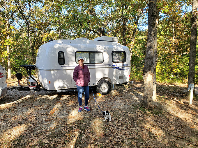 Home away from home where the WiFi is weak but the connection to nature is five bars strong.