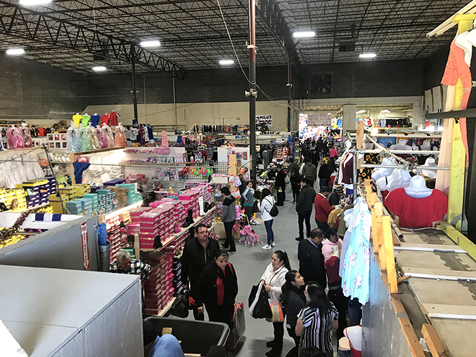 Wide aisles teeming with shoppers prove that bargain hunting is Maryland's most popular contact sport on weekends.