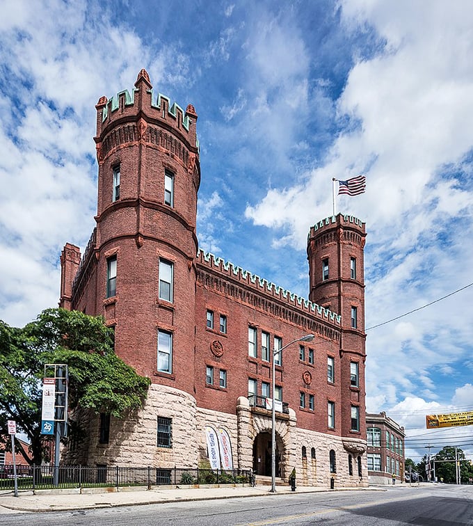 The Armory Arts Center, with its castle-like towers and sturdy stone foundation, has transformed from military necessity to cultural cornerstone.