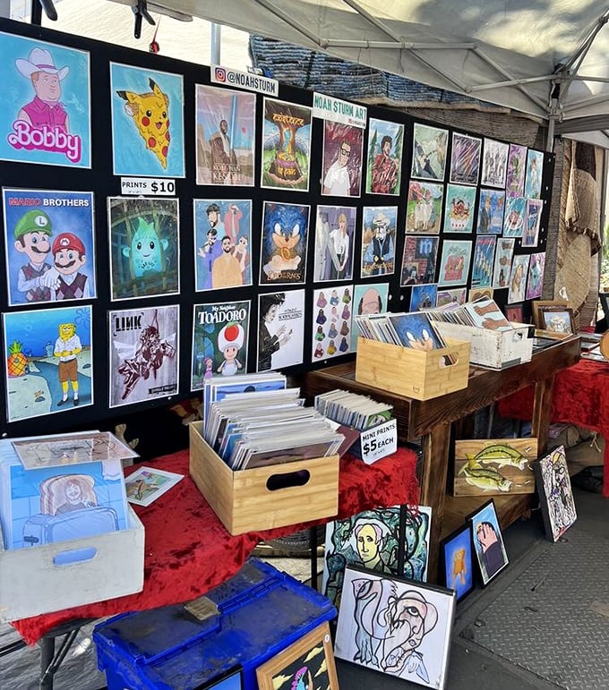 Pop culture immortalized in ink and color &ndash; where else can Mario Brothers hang next to Pikachu in a gallery with no admission fee?