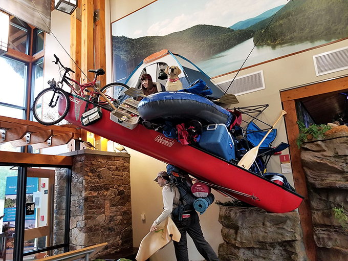 The visitor center's creative displays turn outdoor education into an art form. Suddenly learning about watershed management feels like entertainment!