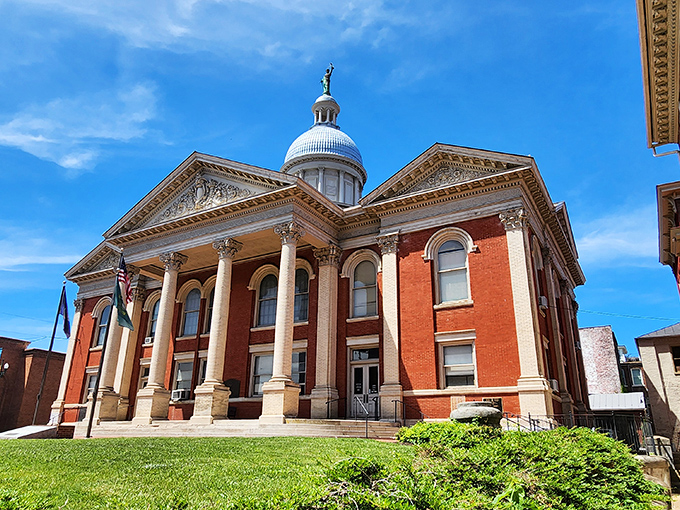 The Augusta County Circuit Court building doesn't just administer justice &ndash; it serves architectural eye candy with that magnificent dome reaching for Virginia skies.