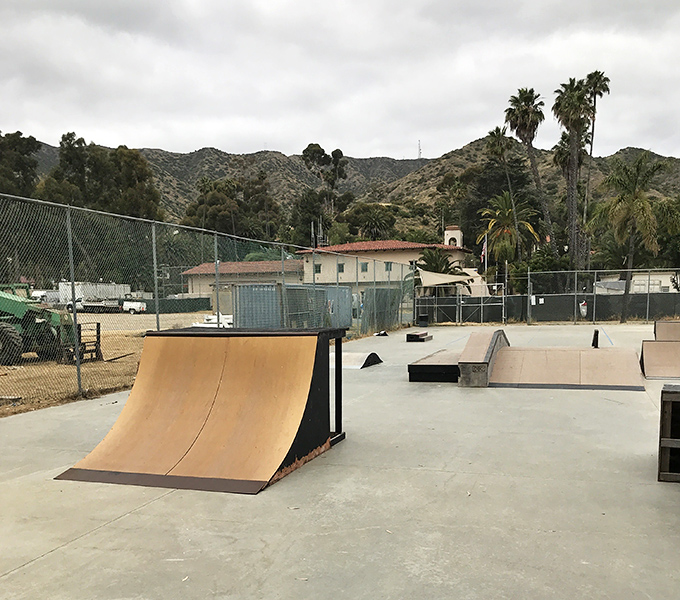 Even skateboarders find their paradise on Catalina. This modest park with mountain views proves island life isn't all about lounging.