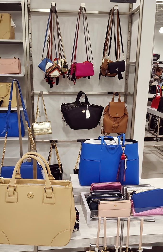 Designer handbags at outlet prices&mdash;the holy grail of bargain hunting. That Tory Burch tote costs less than dinner for two at a fancy restaurant, making it practically free!