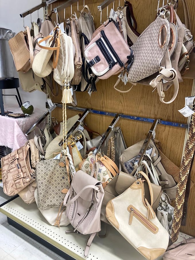 Handbag heaven where designer dreams come true&mdash;spot that Michael Kors or Coach without the accompanying financial guilt trip.