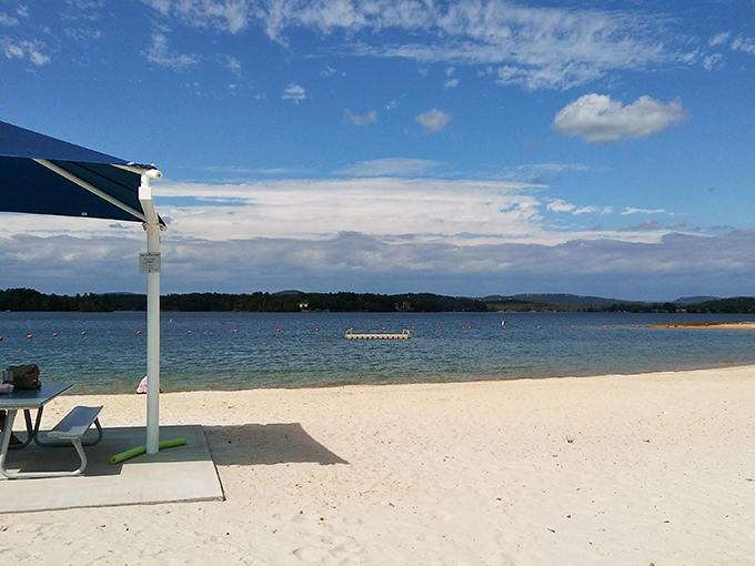 Lake Balboa's pristine beach offers a slice of paradise without the coastal price tag or the need for passport renewal.