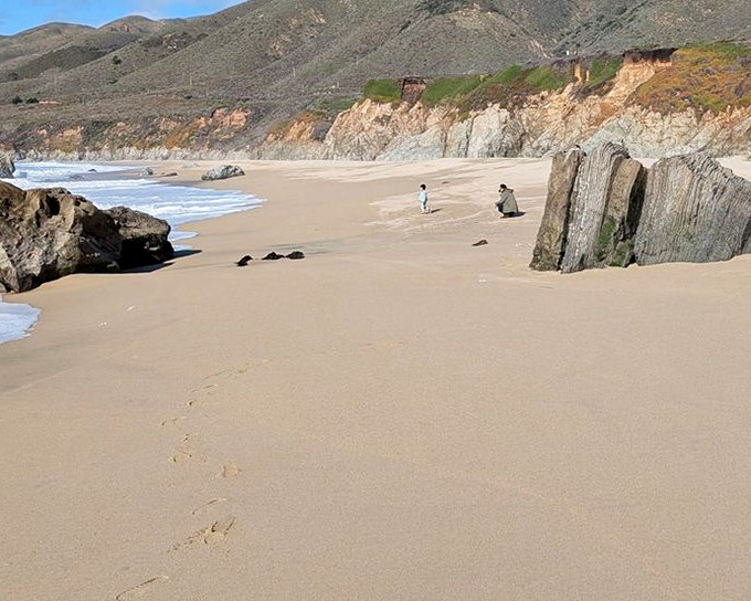 Social distancing, California-style. This expansive beach offers enough space to hear yourself think&mdash;and maybe spot a dolphin or two if you're lucky.