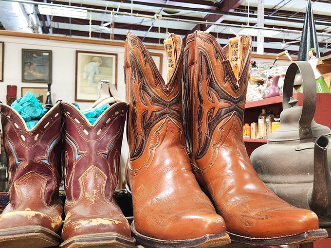 These boots weren't made just for walking &ndash; they're conversation pieces that carry the patina of adventures we can only imagine.