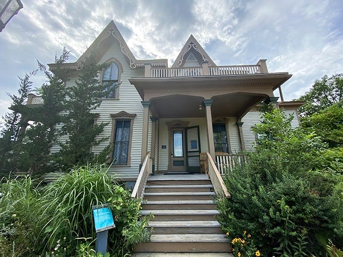 The Bradley Home Museum stands as a Victorian time capsule, its ornate details and welcoming porch telling stories of Midland's past with architectural eloquence.