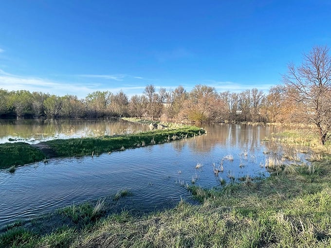 The Portneuf River meanders peacefully through town, providing free entertainment for anyone who enjoys nature over Netflix.