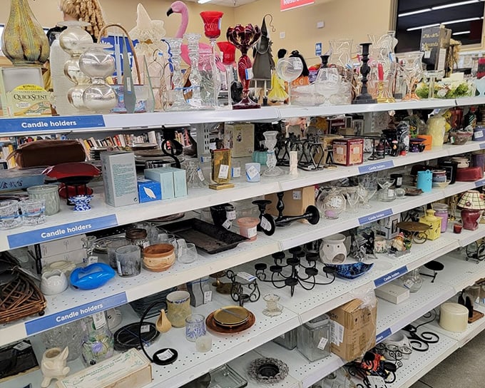 Candle holders of every imaginable design &ndash; from elegant to eccentric &ndash; ready to light up those long Alaskan winter nights.