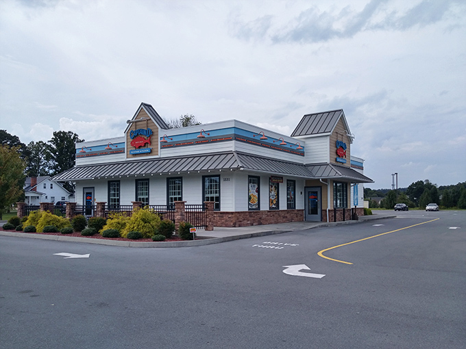 Even chain restaurants in Jonesborough embrace local architectural charm. This Captain D's looks like it's auditioning for a Hallmark movie set. 