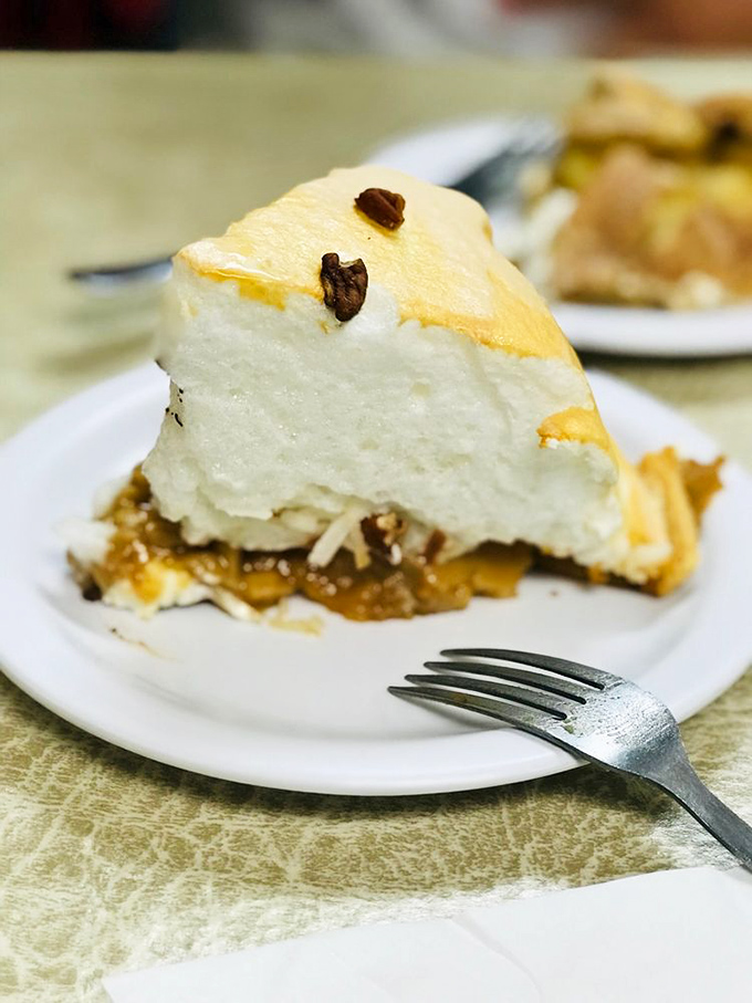 Meringue clouds floating on caramel dreams &ndash; this is why elastic waistbands were invented.