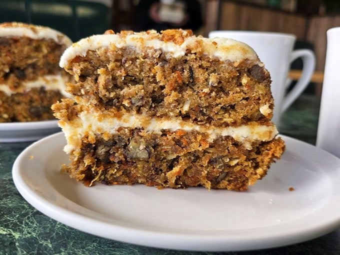 Carrot cake so moist it practically apologizes for making other desserts look bad.