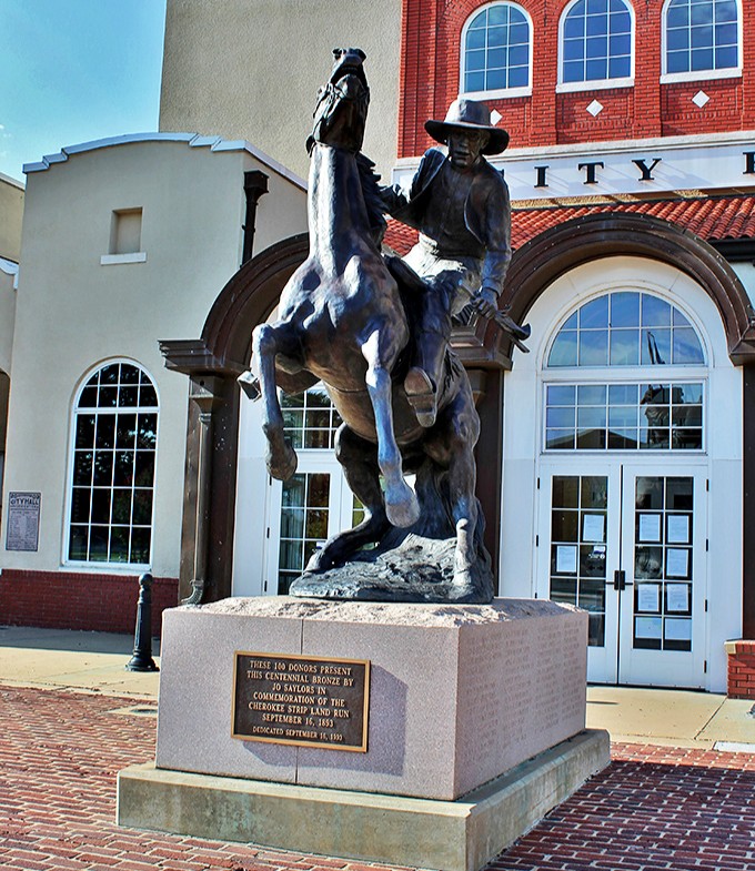 This centennial monument captures the pioneer spirit that built communities where neighbors still know each other's names.